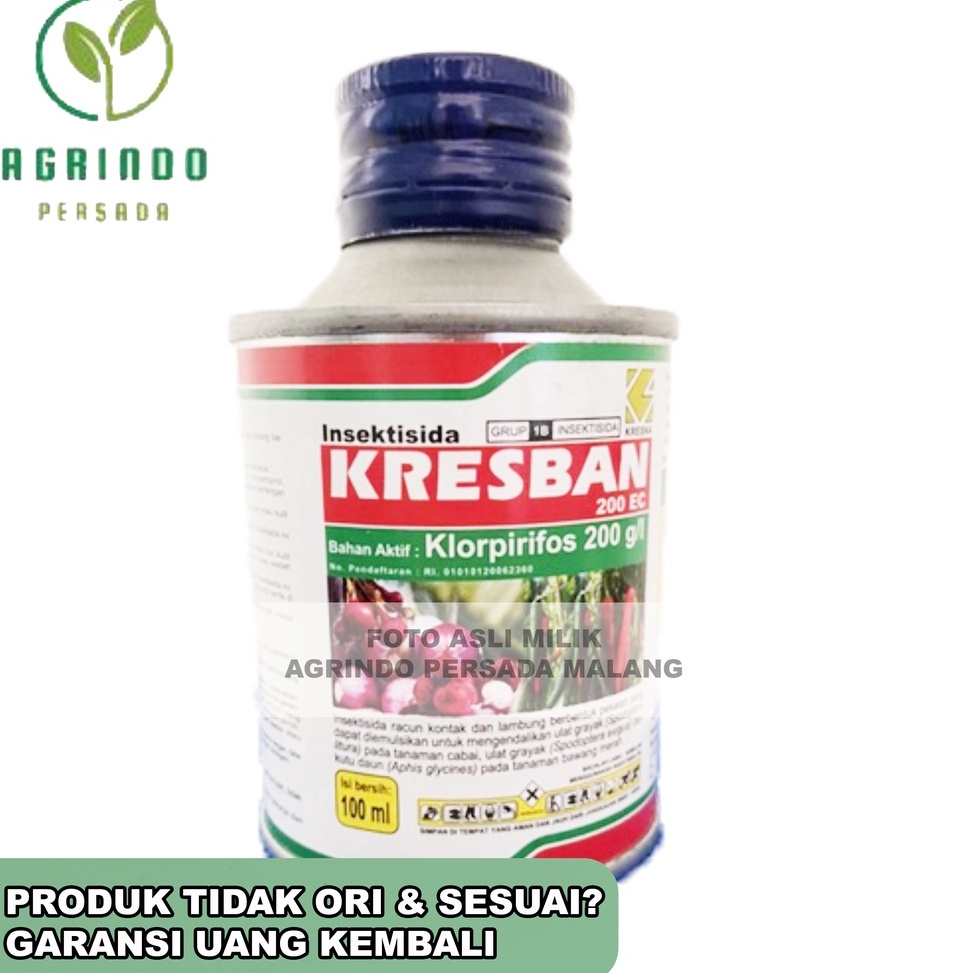 Jual Produk Terkini.. Insektisida Kresban 200EC 100ml Sejenis Dursban ...