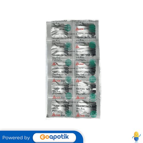 Jual TRIAMCINOLONE OGB DEXA MEDICA 4 MG STRIP 10 TABLET | Shopee Indonesia