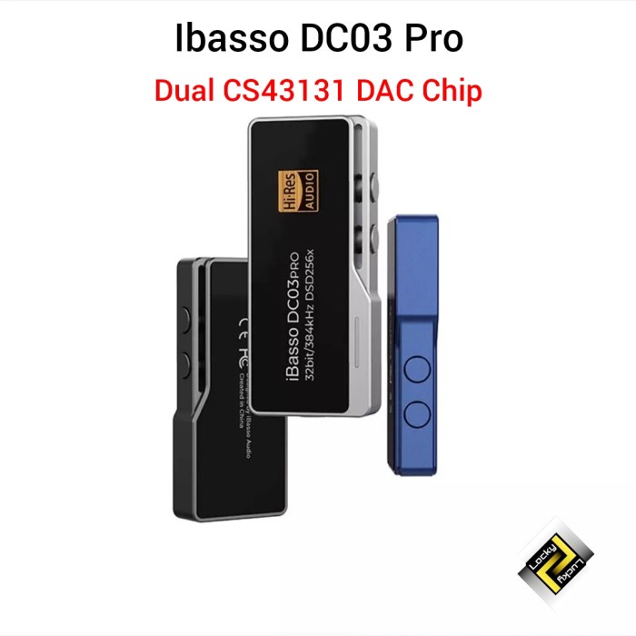 Jual IBASSO DC03 PRO DAC DUAL CS43131 DONGLE USB TYPE C TO 3.5MM HI-RES DSD | Shopee Indonesia