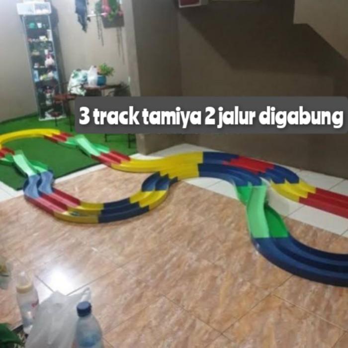 Jual TRACK TAMIYA 2 JALUR - JALANAN MOBIL BALAP TREK 4WD 100% ORIGINAL ...