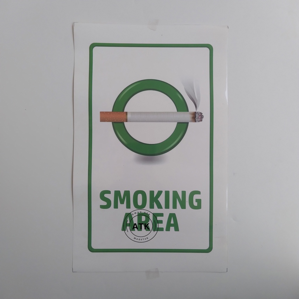 Jual Stiker Smoking Area - Area Merokok - Kawasan Merokok | Shopee ...