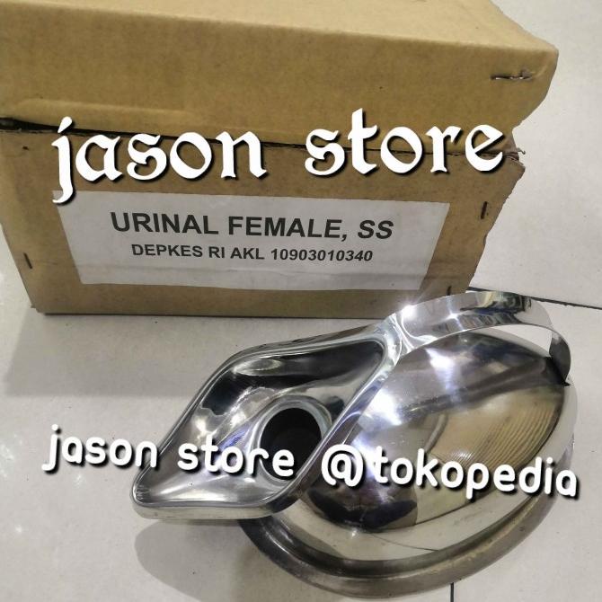 Jual Pispot stainless Urinal Female/Pispot stainless dewasa (wanita ...