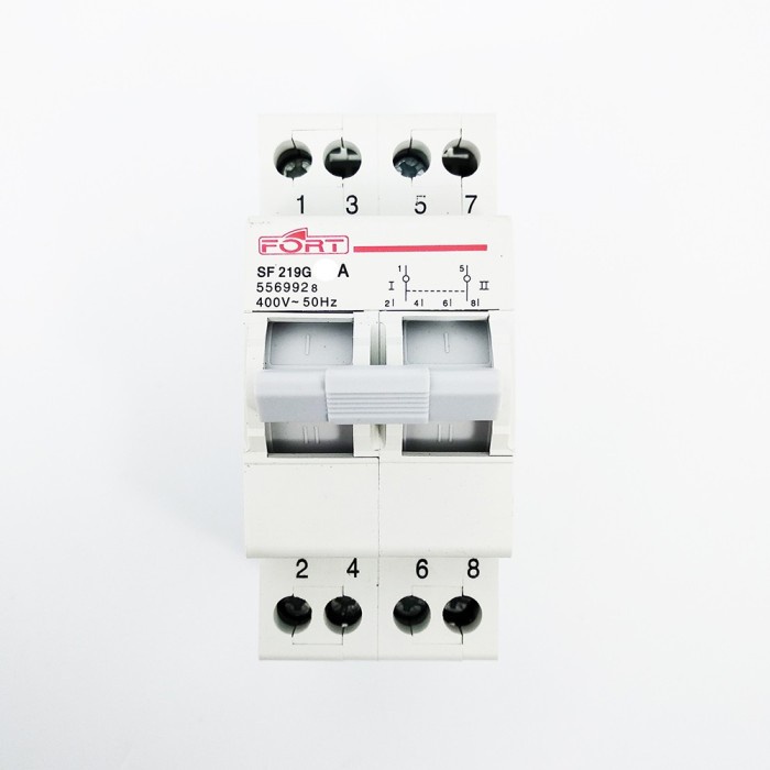 Jual DIN rail COS change over switch model MCB 2P 40A 40 A 1 0 1 ...