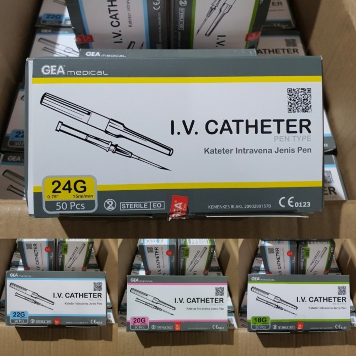 Jual GEA IV CATHETER / IV KATETER / SURFLO / ABBOCATH / ABOCAT | Shopee ...