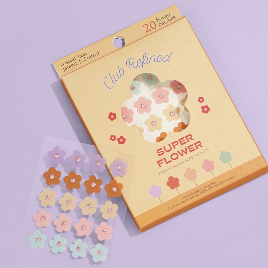 Jual Produk Club Refined - Super Flower Hydrocolloid Acne Patches Ready ...
