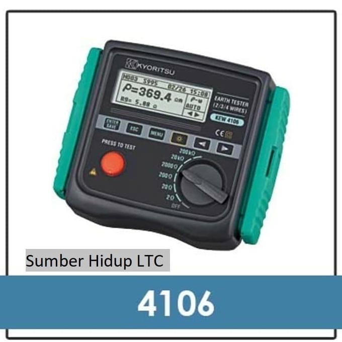 Jual Kyoritsu 4106 Digital Earth tester meter grounding resistance ...