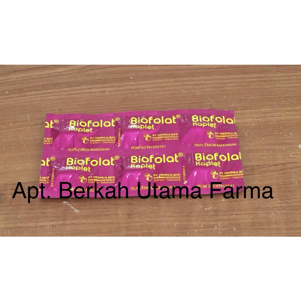 Jual Biofolat Strip Isi 6 Tablet | Shopee Indonesia