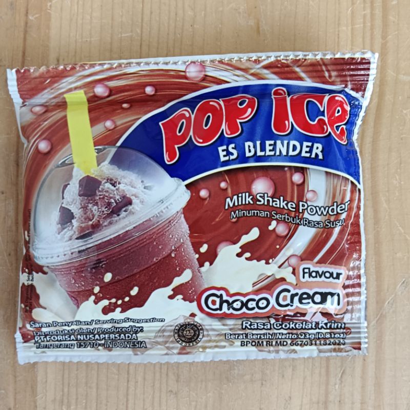Jual POP ICE 1 bungkus pop ice coklat cream cheese permen karet taro ...