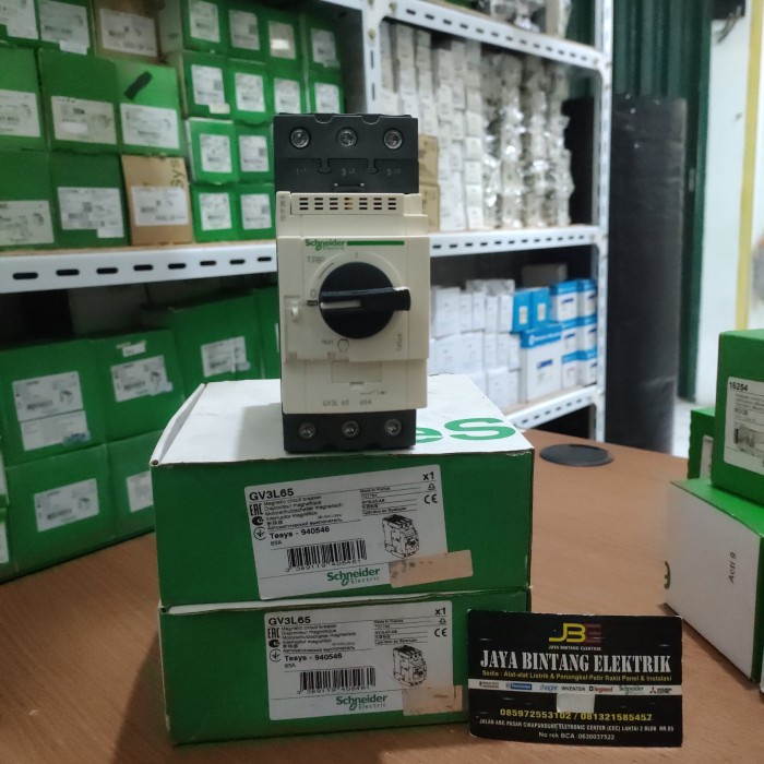 Jual GV3L65 MOTOR CIRCUIT BREAKER SCHNEIDER ORIGINAL 65A | Shopee Indonesia
