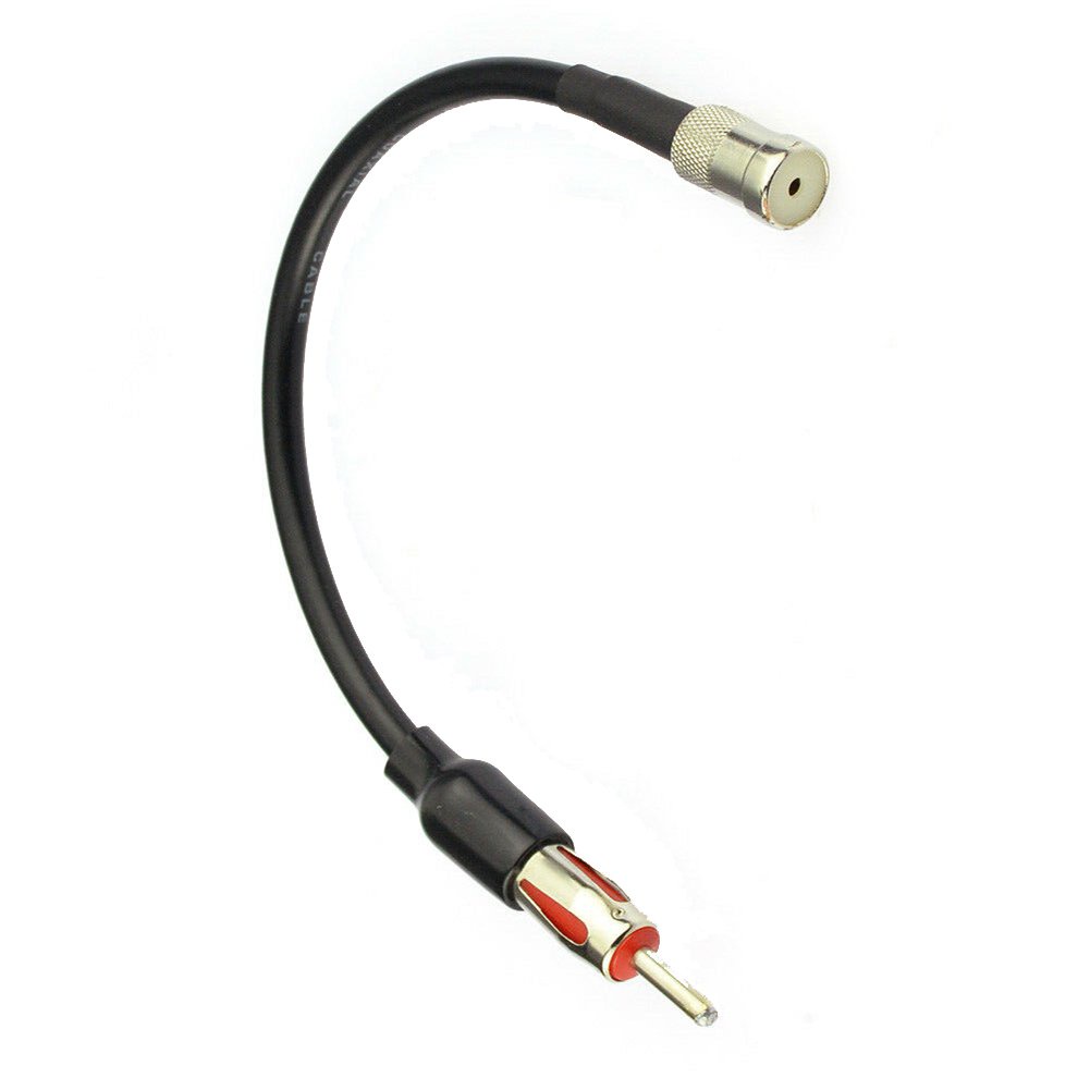 Jual &1x Auto Radio Antenna Adapter ISO To DIN Cable For FM AM Antenna ...