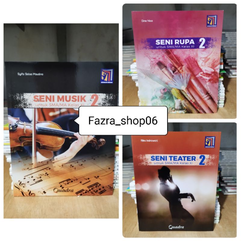 Jual NEW & ORI Buku Seni Musik Rupa Teater SMA MA kelas 2 11 XI Kurikulum Merdeka Quadra ...