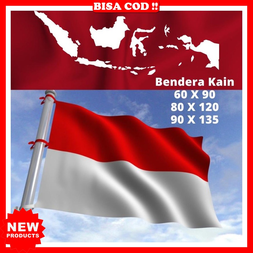 Jual Bendera Umbul Umbul Merah Putih Ungu Kuning 270Cm Atau 2,7 Meter ...