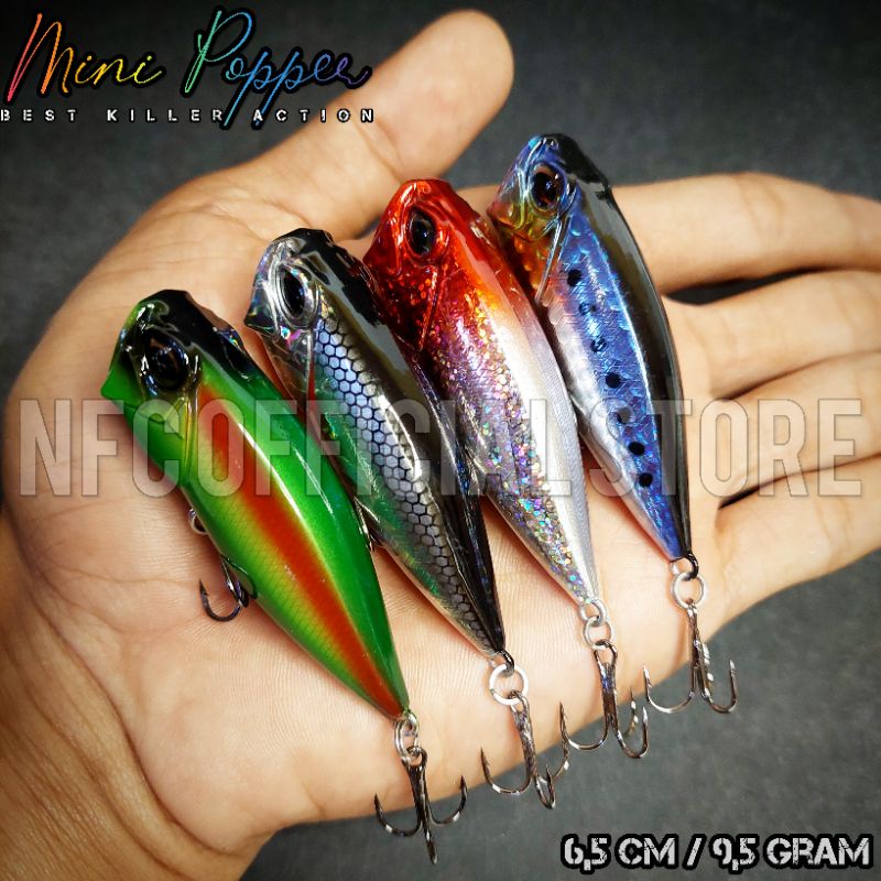 Jual Mini Popper 6,5 cm 9,5 gram Replika Duo PREMIUM QUALITY | Shopee ...