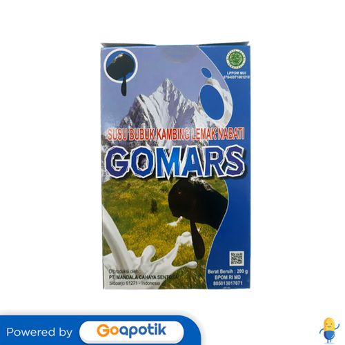 Jual GOMARS SUSU KAMBING LEMAK NABATI 200 GRAM BOX | Shopee Indonesia