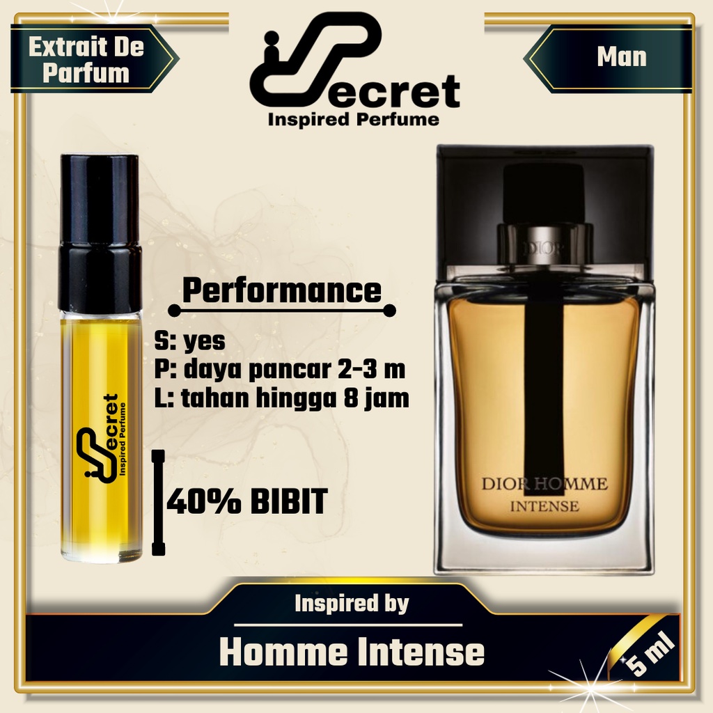 Jual Secret Inspired Perfume by HOMME INTENSE | Extrait De Parfum ...