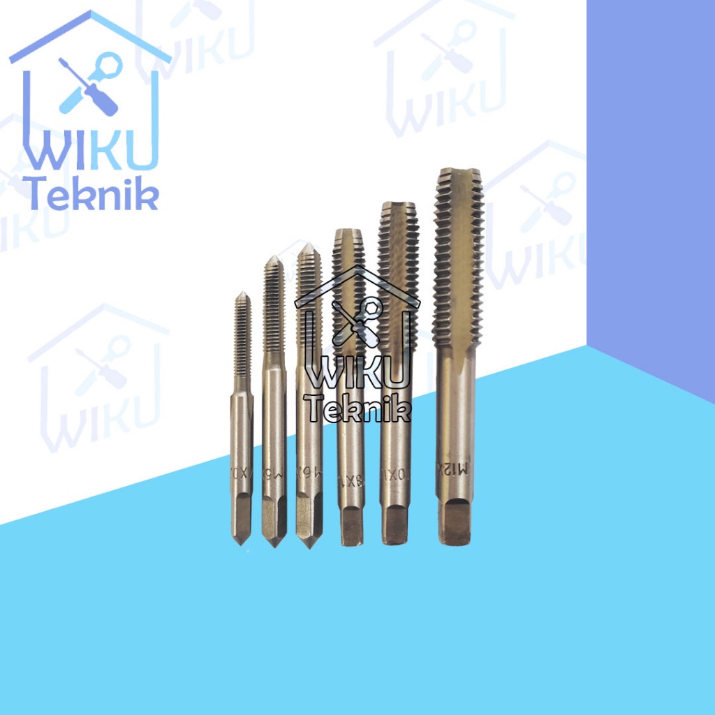 Jual IA7 WIKU MATA HAND TAP PEMBUAT ULIR DRAT M3 M4 M5 M6 M8 M10 M12 PLAT PANEL BESI S3A ...