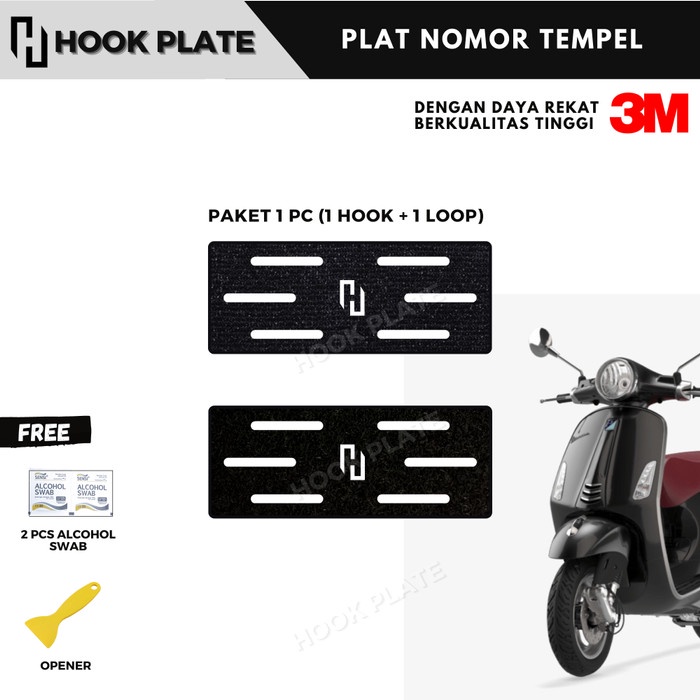 Jual PAKET 1 PCS HOOK PLATE DUDUKAN PLAT MOTOR FRAMELESS TANPA BINGKAI ...