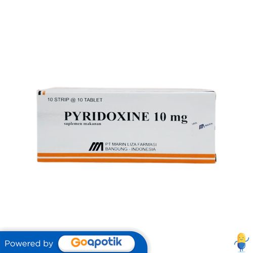 Jual PYRIDOXINE MARIN LIZA 10 MG BOX 100 TABLET | Shopee Indonesia