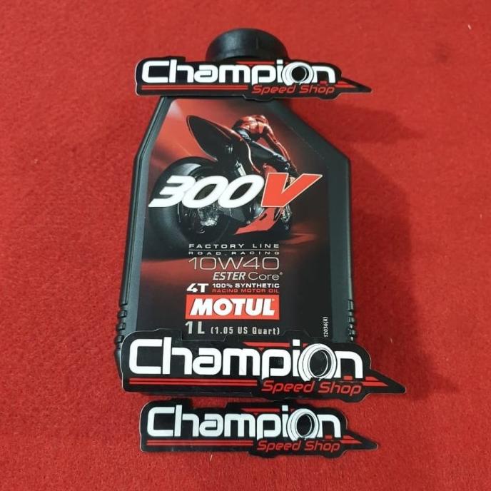 Jual Oli Motor Motul 300V Factory Line Road Racing 10W-40 Ester Core 1L | Shopee Indonesia