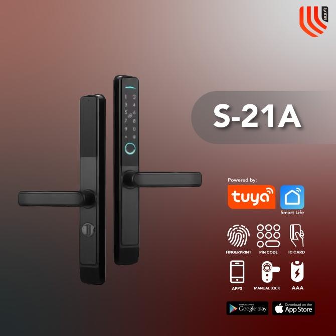 Jual Smart Door Lock Access Door Handle Kunci Digital Lynford Tipe S21A | Shopee Indonesia