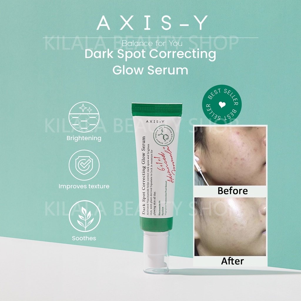 Jual Axisy/Axis Y - Dark Spot Correcting Glow Serum 50Ml /Mugwort Mask ...