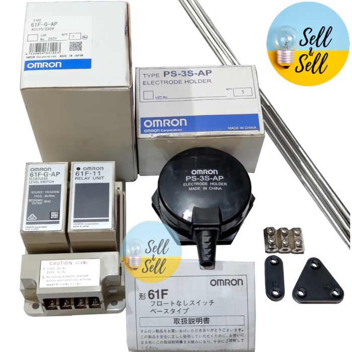 Jual NEW SERIES 1 SET WATER LEVEL CONTROL OMRON 61F-G-AP (ORIGINAL ...