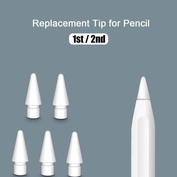 Jual Nib Tip Replacement For Apple Pencil Gen 1 & Gen 2 | Shopee Indonesia