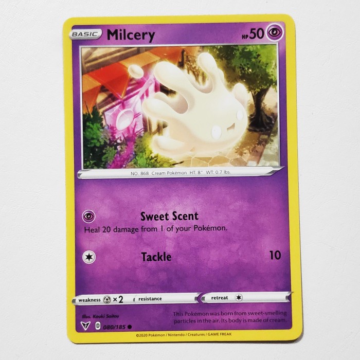 Jual Kartu Trading Card Game (TCG) Pokemon - Milcery (2020) | Shopee ...