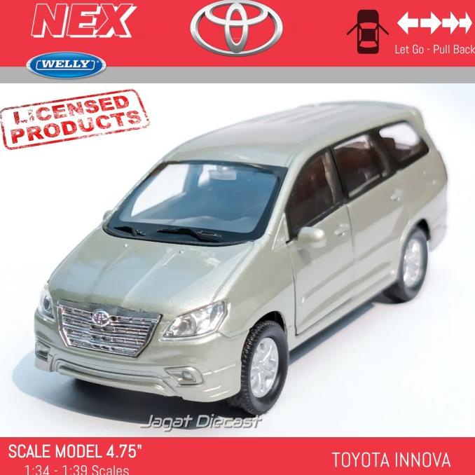 Jual Welly Toyota Kijang Innova Silver Skala 34 39 | Shopee Indonesia