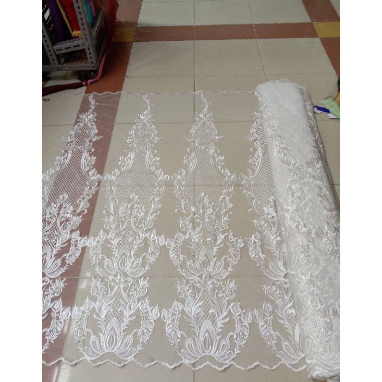 Jual RECOMENDED!. Kain Tile Elisab / Bahan Tile Elisab / Bahan Brokat ...