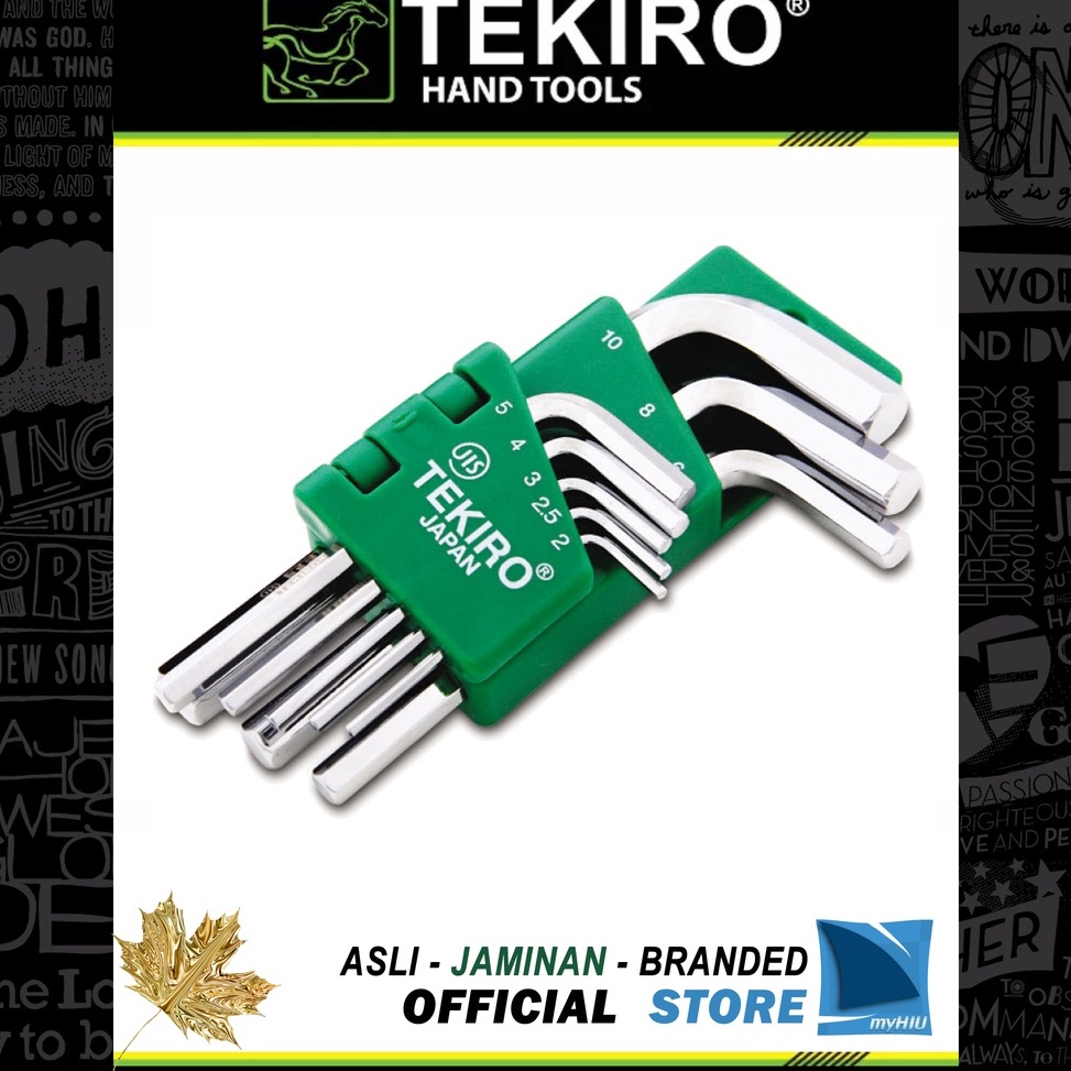 Jual MENARIK!. Set Kunci L Pendek Isi 8 pcs Chrome Vanadium Steel ...