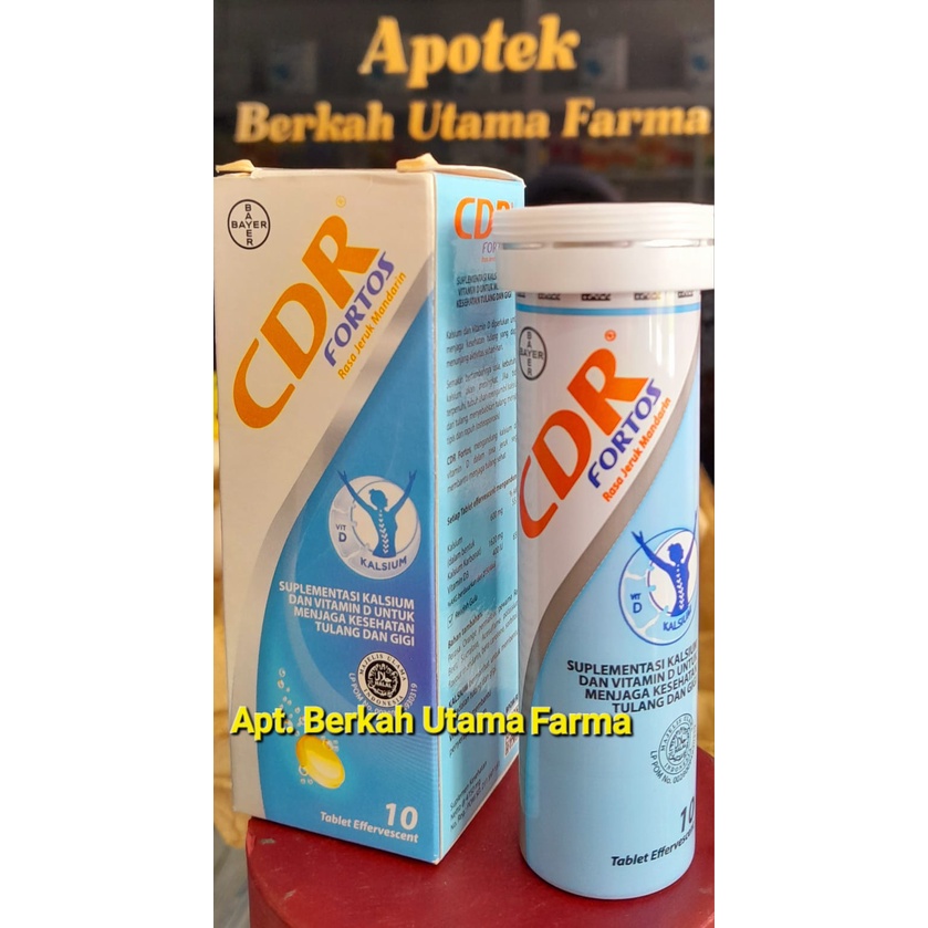 Jual Cdr Fortos botol isi 10 Tablet effervescent | Shopee Indonesia