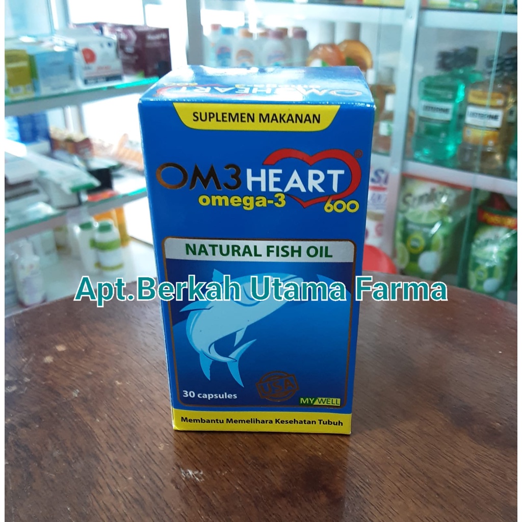 Jual Omeheart/Ome Heart Botol isi 30 Kapsul - Om3heart Omega 3 ...
