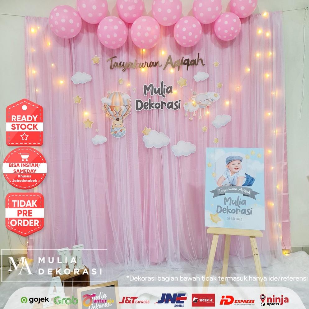 Jual Btg587 Dekorasi Backdrop Photobooth Syukuran Tasyakuran Aqiqah ...