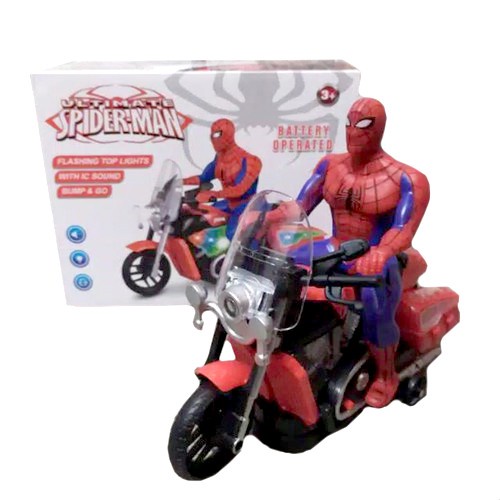 Jual MAINAN ANAK COWOK FIGURE SPIDERMAN RIDER - MOTOR SPIDERMAN BUMP GO ...