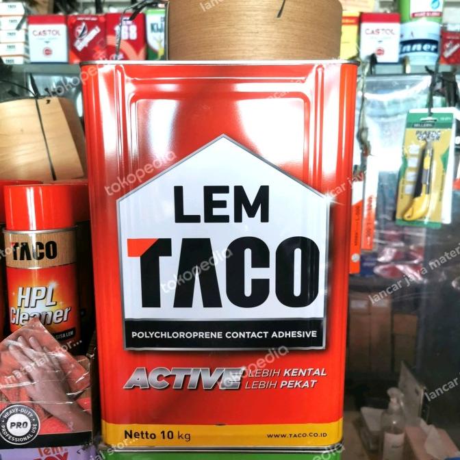 Jual :0:0:0] Lem kuning serbaguna Taco Active 10kg lem hpl kayu triplek ...