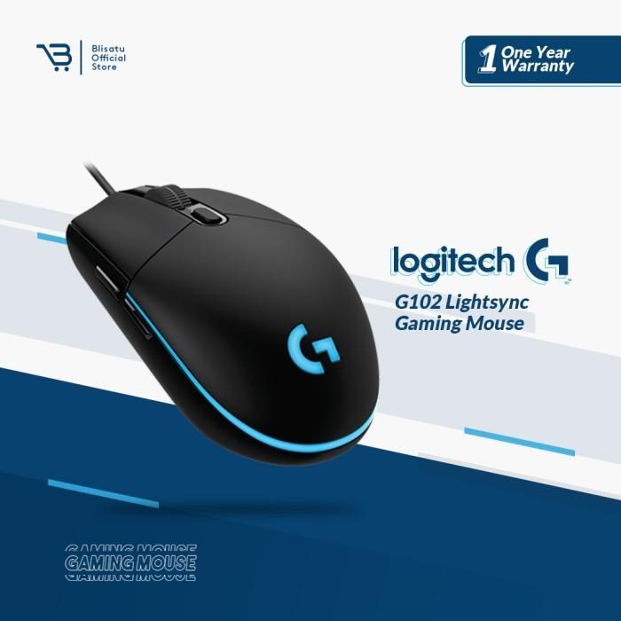 Jual LOGITECH G102 V2 / G 102 LIGHTSYNC GAMING MOUSE | Shopee Indonesia