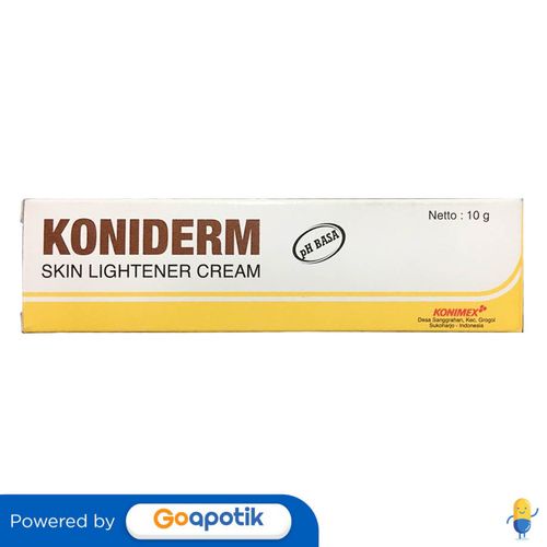 Jual KONIDERM SKIN LIGHTENING CREAM 10 GRAM TUBE | Shopee Indonesia