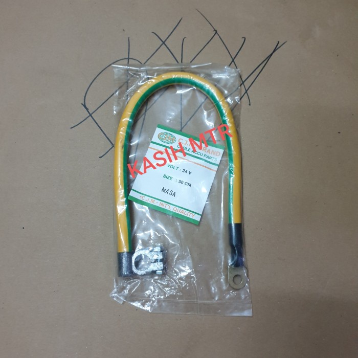 Jual Kabel Aki Kabel Massa Masa 24V 50Cm Kepala - Skun1Pc Tipe A ...