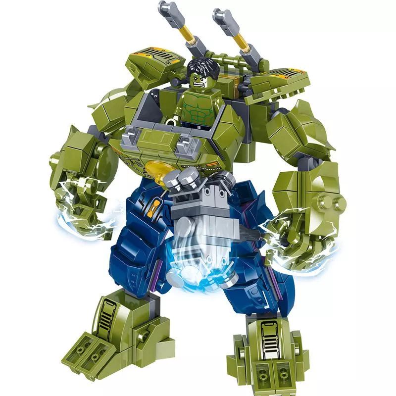 Jual Mainan Balok Figure Marvel Koleksi Hulkbuster Big Jumbo Full Set ...