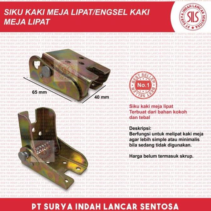 Jual Silahkan Order] Siku Kaki meja Lipat / Engsel kaki meja lipat ...