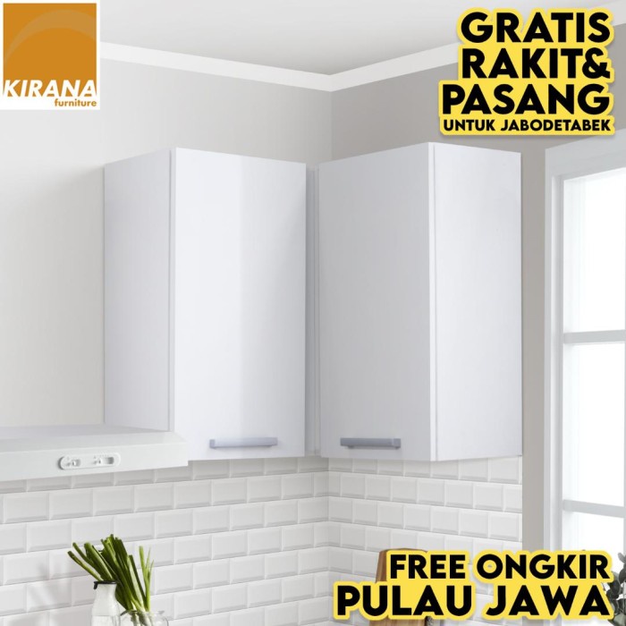 Jual Bestseller Kirana Kitchen Set Indiana Kabinet Dapur Rak Dapur Atas ...