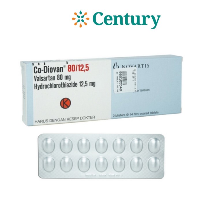 Jual C0-DIOVAN 80MG 1 STRIP ISI 14 TABLET / VALSARTAN / HIPERTENSI ...