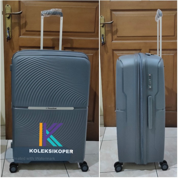 Jual Koper President 1918 Polycarbonate Anti Pecah TSA Lock ukuran 24 ...