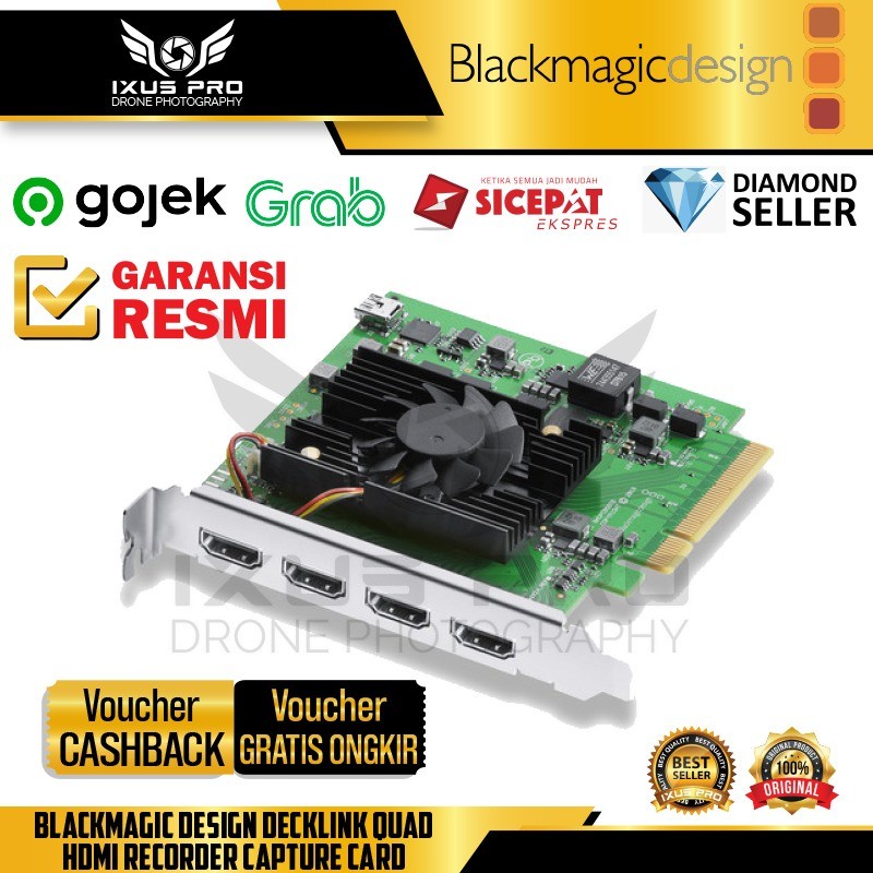 Jual Blackmagic Design DeckLink Quad HDMI Recorder Capture Card | Shopee Indonesia