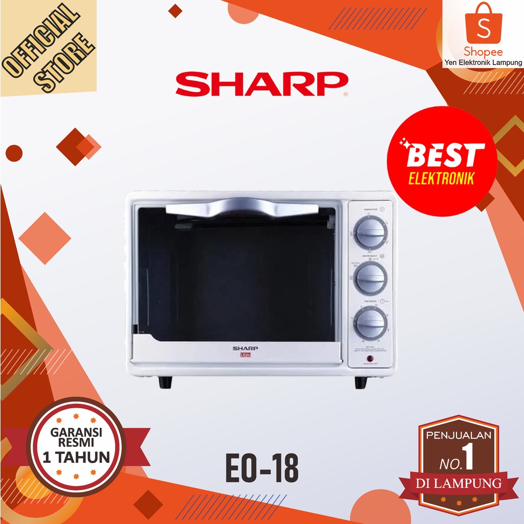 Jual Oven SHARP EO-18 Oven Listrik Kapasitas 18 Liter Garansi Resmi ...