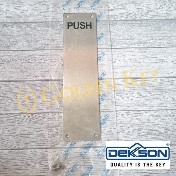 Jual Sign Plate Dekkson Dekson SP 002A Push SSS Plat Dorong Handle Kunci Pintu Kayu SP002A ...