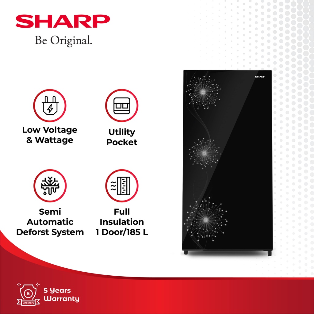 Jual SHARP Lemari Es SJ-X197W-DW | Shopee Indonesia
