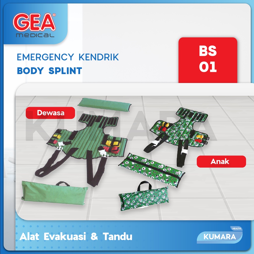Jual GEA - Kendrick Extrication Device Body Splint BS-01 / Extrication Device - Dewasa | Shopee ...