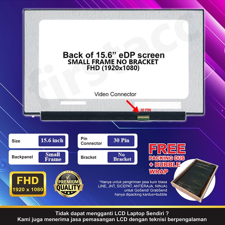 Jual LED LCD Laptop HP 15-eh1070wm 15-eh1052wm 15.6" inch FHD IPS New ...